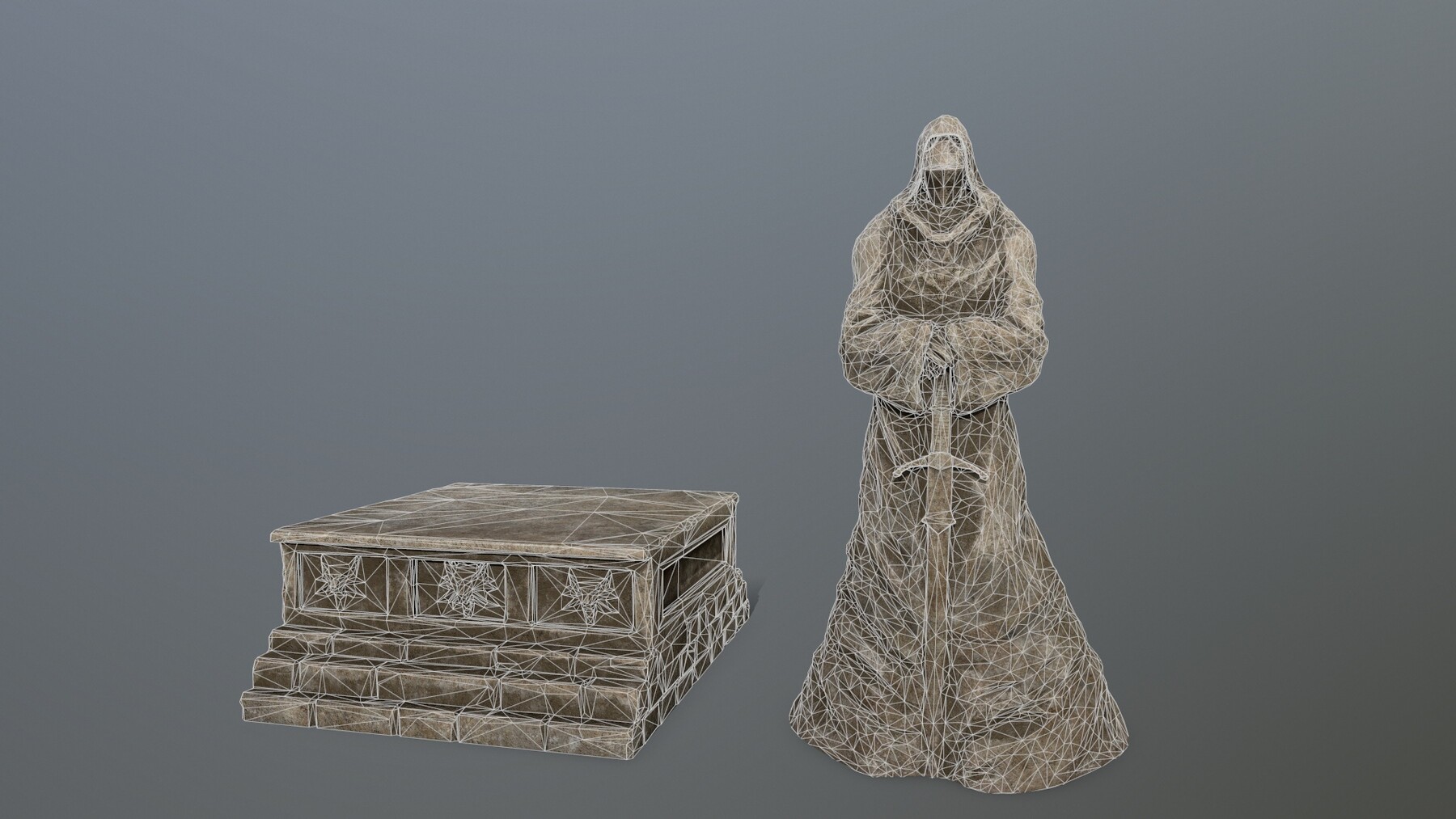 ArtStation - old statue 4 | Game Assets
