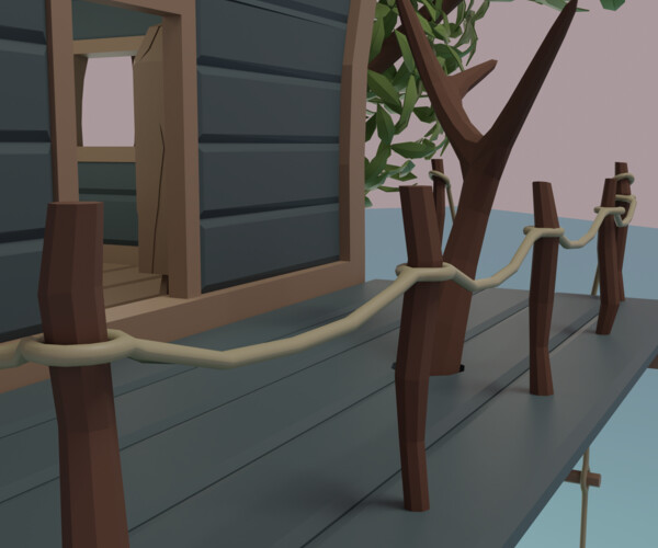 ArtStation - Tree house | Game Assets