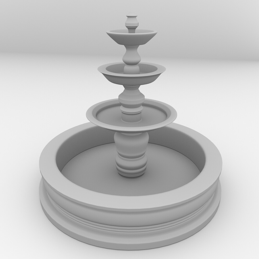ArtStation - Fountain | Game Assets