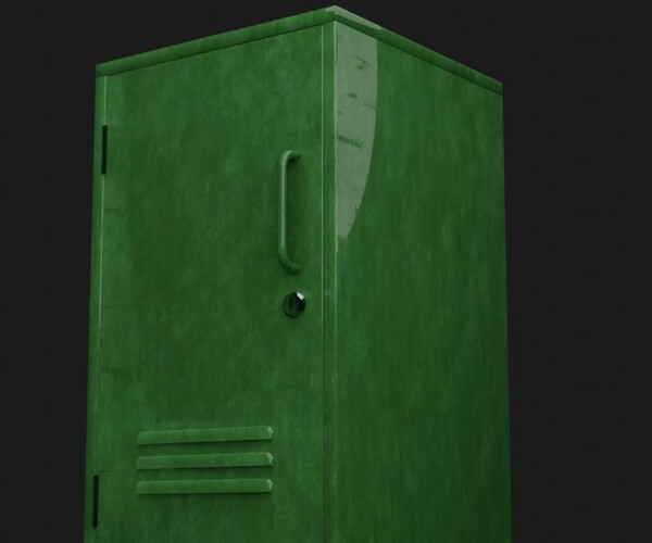ArtStation - Green Locker | Game Assets