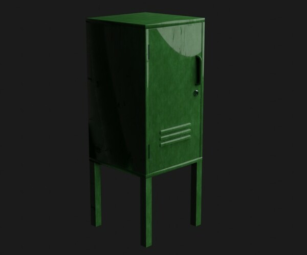 ArtStation - Green Locker | Game Assets