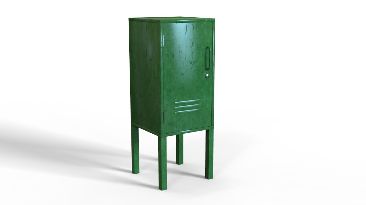 ArtStation - Green Locker | Game Assets