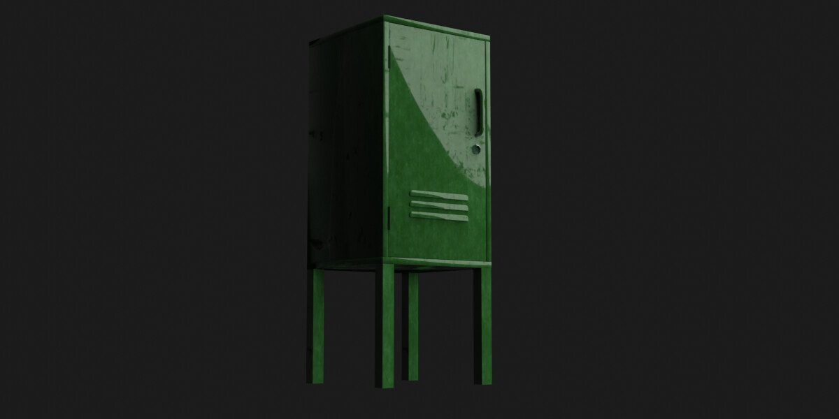 ArtStation - Green Locker | Game Assets