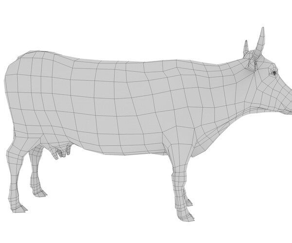 ArtStation - Cow base mesh | Resources