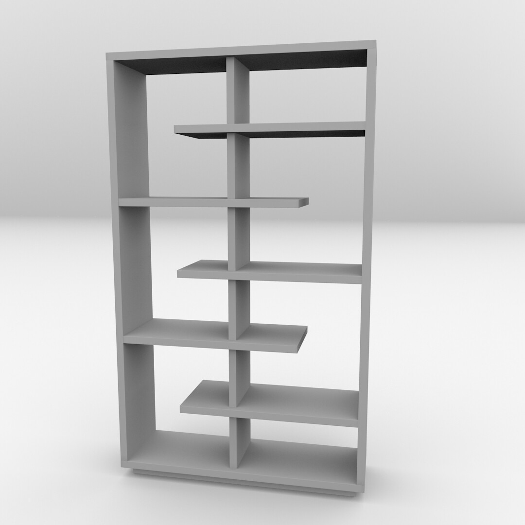 ArtStation - Bookshelf v1 | Game Assets