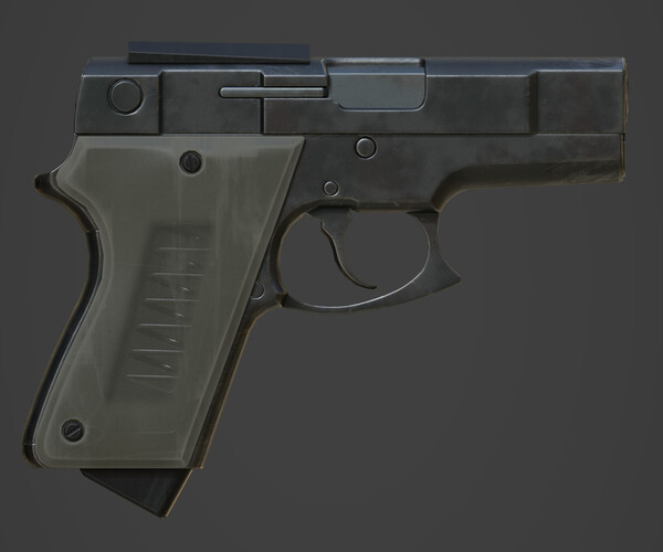 ArtStation - ASP pistol | Game Assets