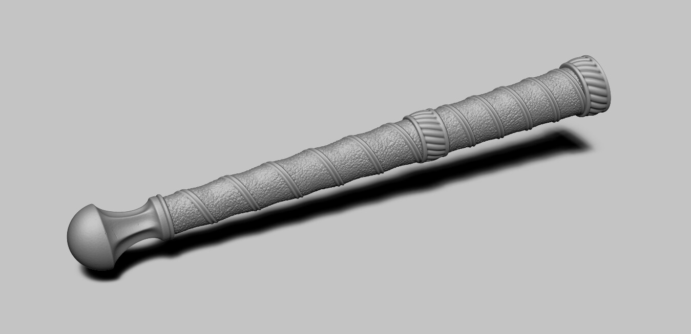 ArtStation - Highpoly Medieval Flamberge Sword [3D print model] | Game ...