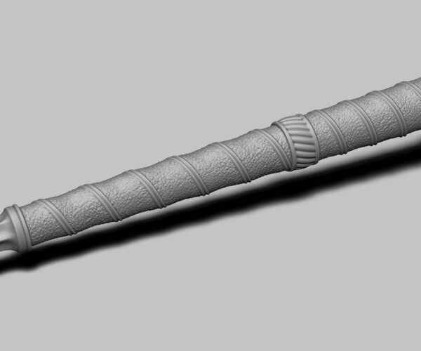 ArtStation - Highpoly Medieval Flamberge Sword [3D print model] | Game ...