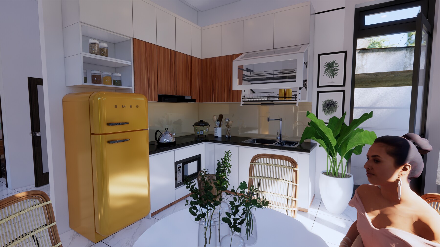 ArtStation - 8x8 House Design - Land 10x10 sqm - Small Villa 2 Storey ...