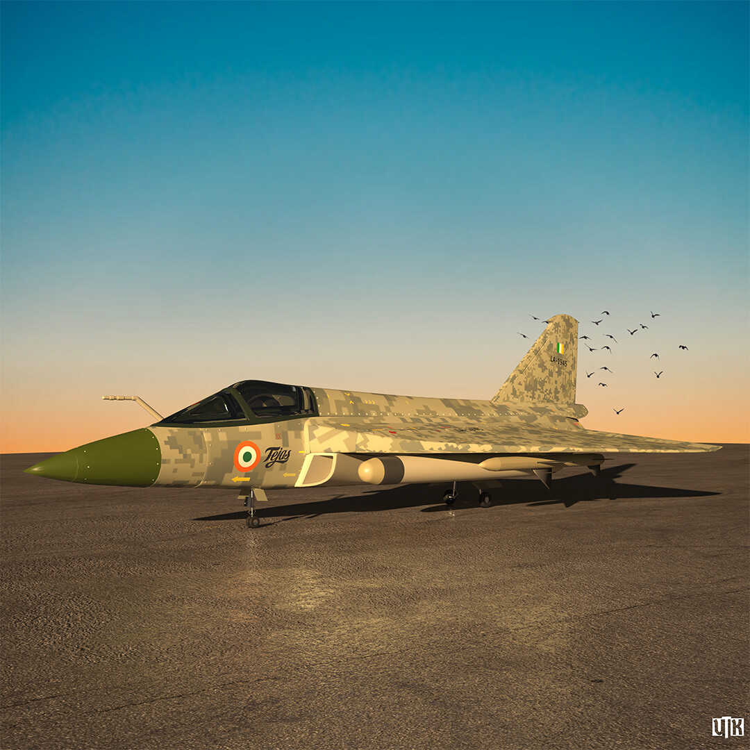 ArtStation - HAL Tejas ,Fighter jJet | Game Assets