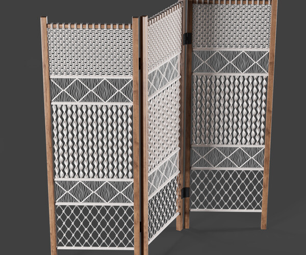 ArtStation - Macrame Room Divider | Resources