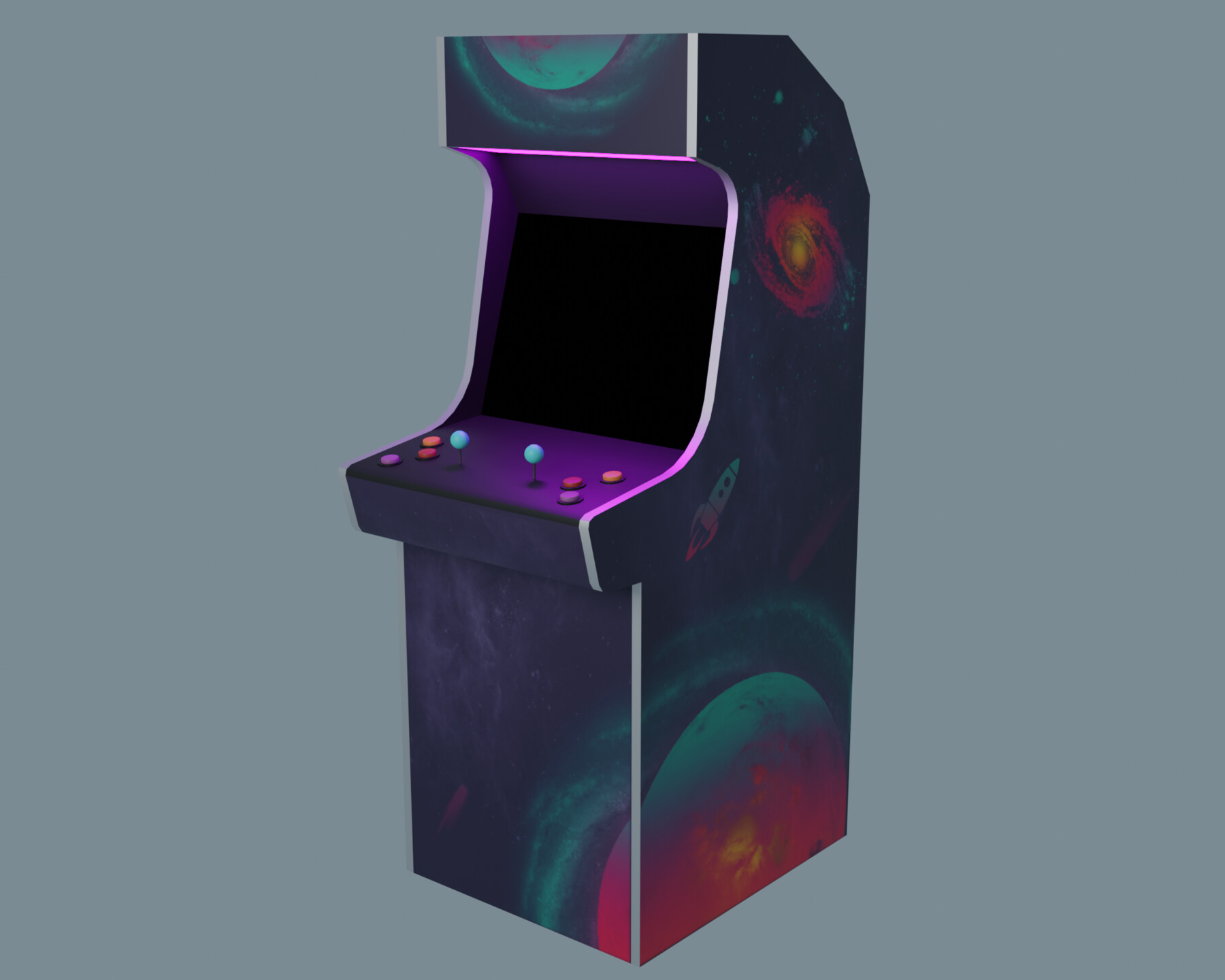 ArtStation - Arcade room | Game Assets