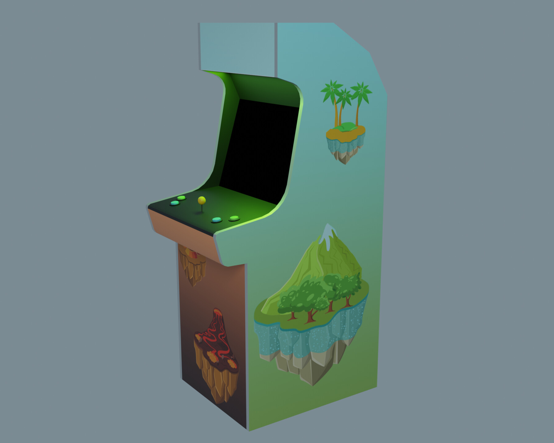 ArtStation - Arcade room | Game Assets