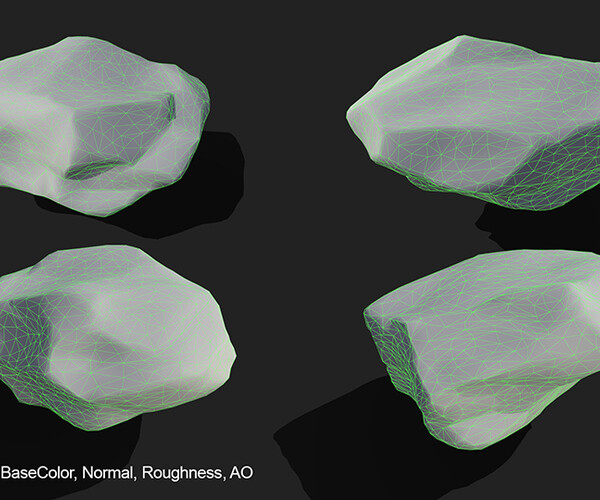ArtStation - ROCK PACK - 25 Rock Models - PBR | Resources