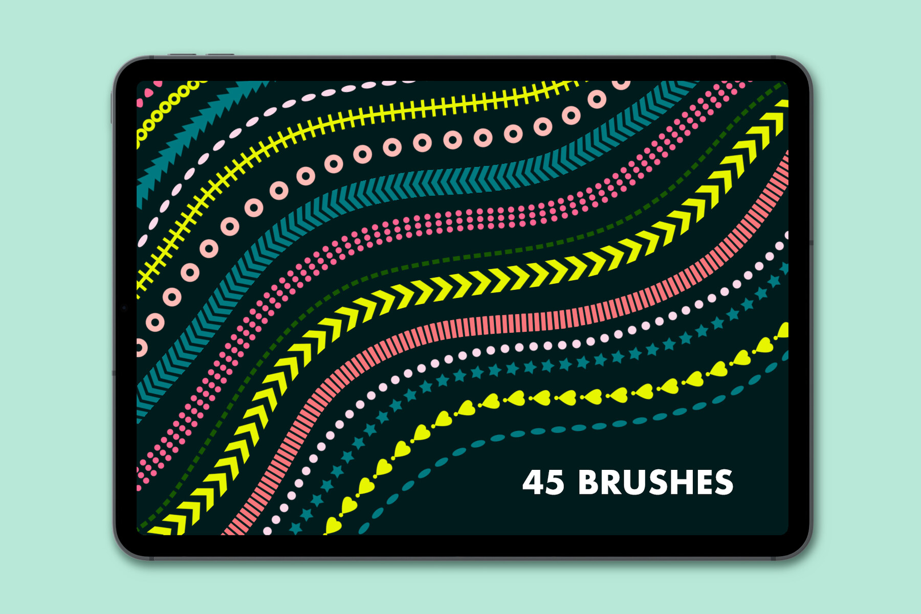ArtStation - Lines & Dashes Procreate Brushes | Brushes