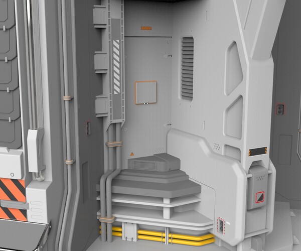 ArtStation - Sci Fi Modular Environment 12 | Resources