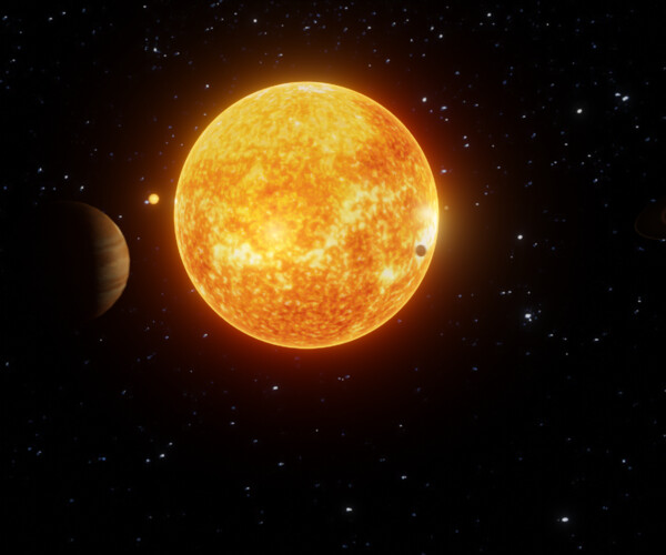 ArtStation - Our Solar System 3D model (With animation) | Resources