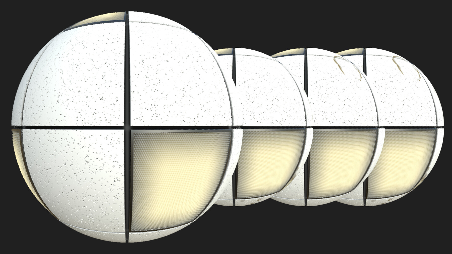 ArtStation - PBR Ceiling Tiles With Lights 03 | Game Assets