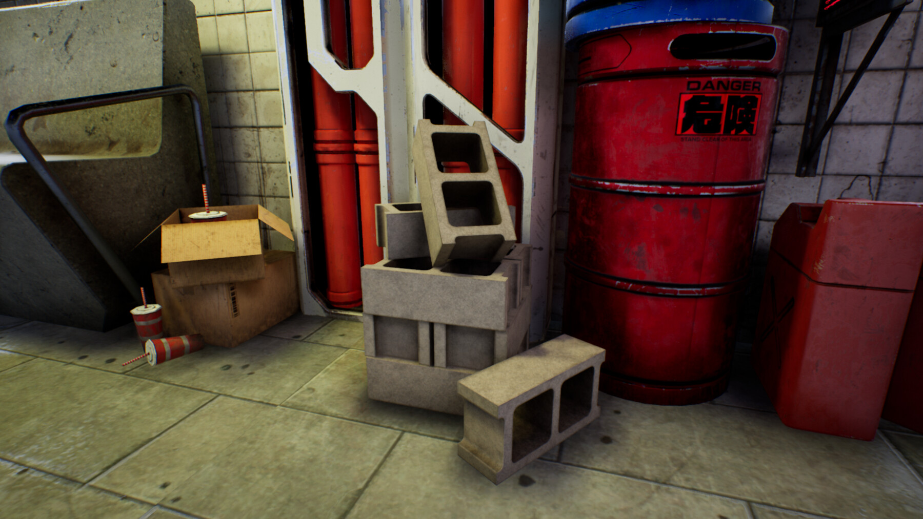 ArtStation - Mini Cyberpunk Props Pack Asset (Game Ready)(Unreal Engine) | Game Assets