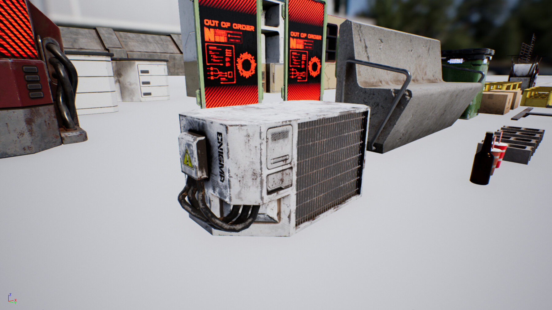 ArtStation - Mini Cyberpunk Props Pack Asset (Game Ready)(Unreal Engine ...