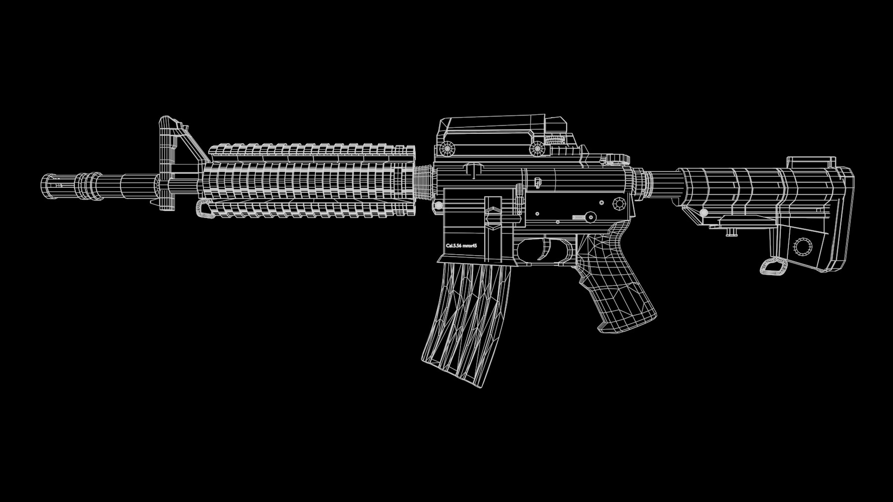 ArtStation - M16 3D Model | Game Assets