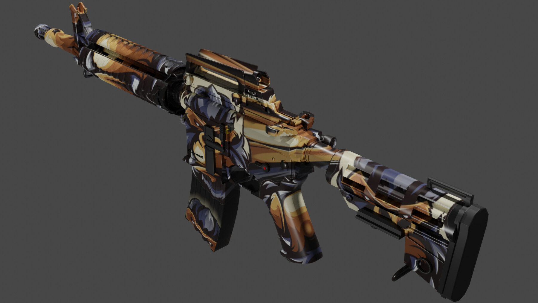 ArtStation - M16 Assault Rifle | Game Assets