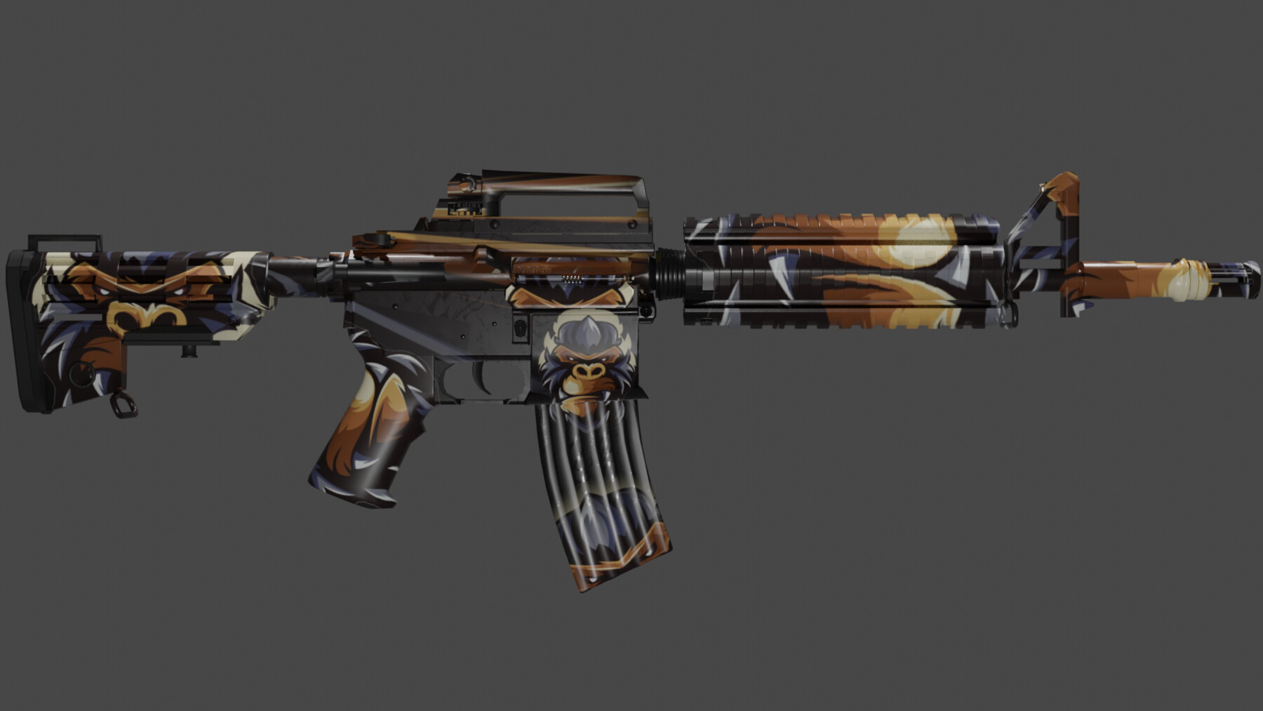 ArtStation - M16 Assault Rifle | Game Assets