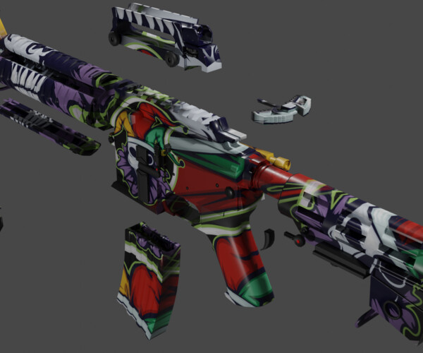 ArtStation - M4 Gun | Game Assets