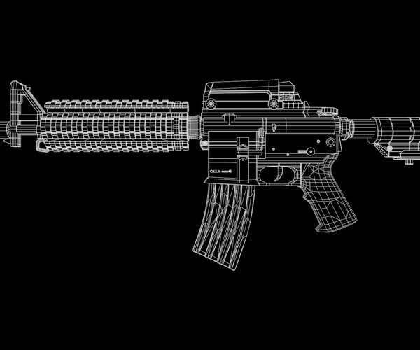 ArtStation - M4 Gun | Game Assets