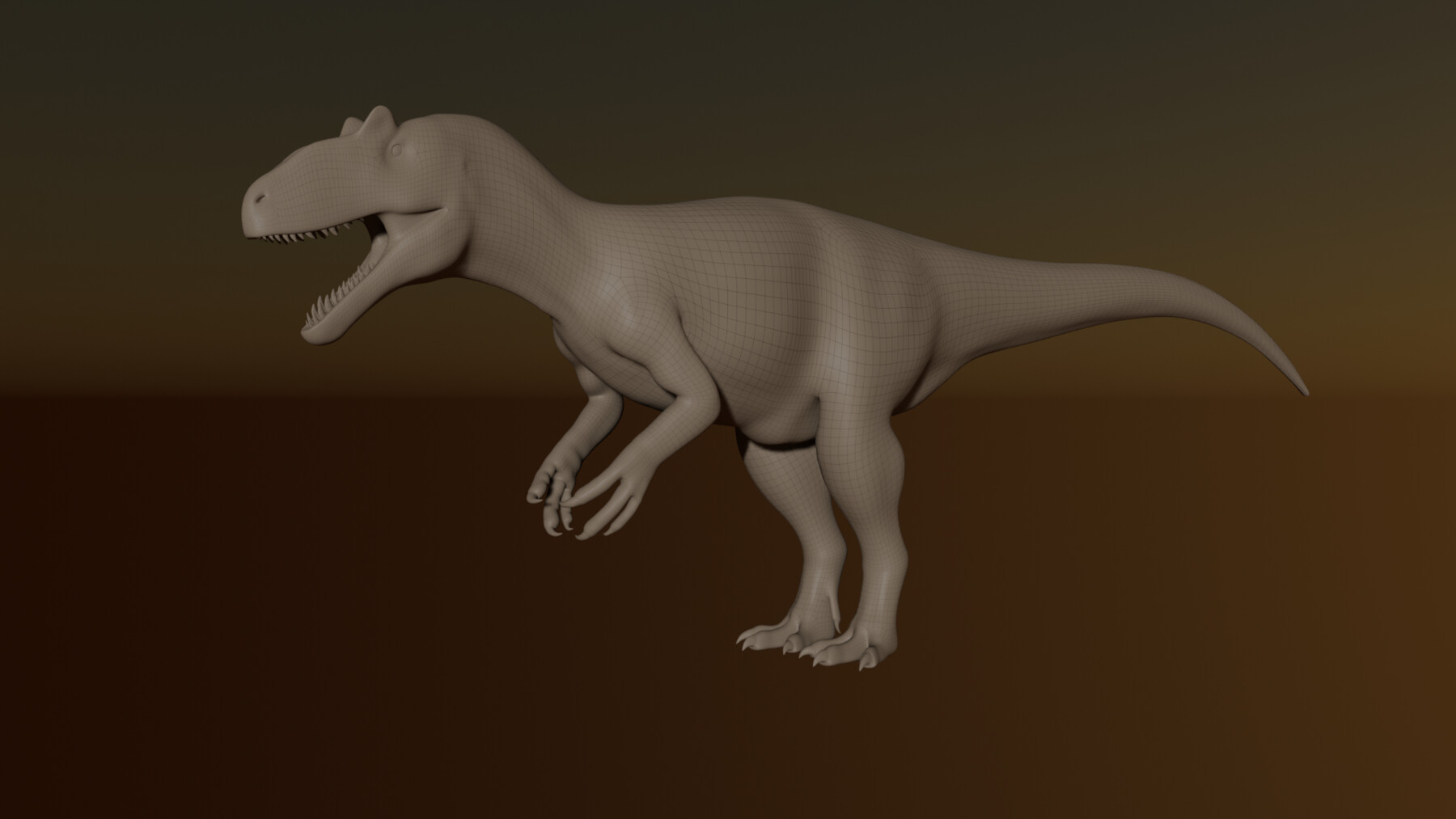 ArtStation - Theropod Base Model | Resources