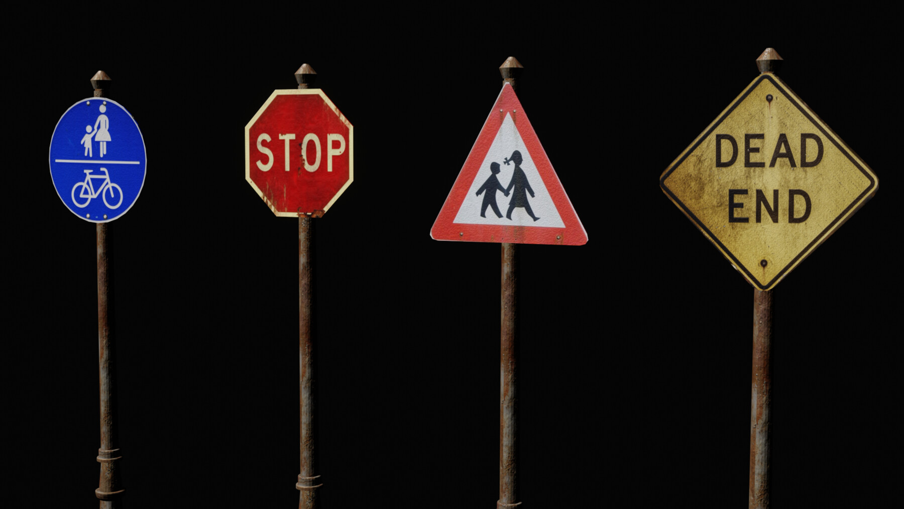 ArtStation - street sign | Resources
