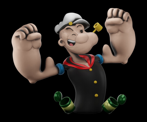 ArtStation - Popeye Sculpt | Resources