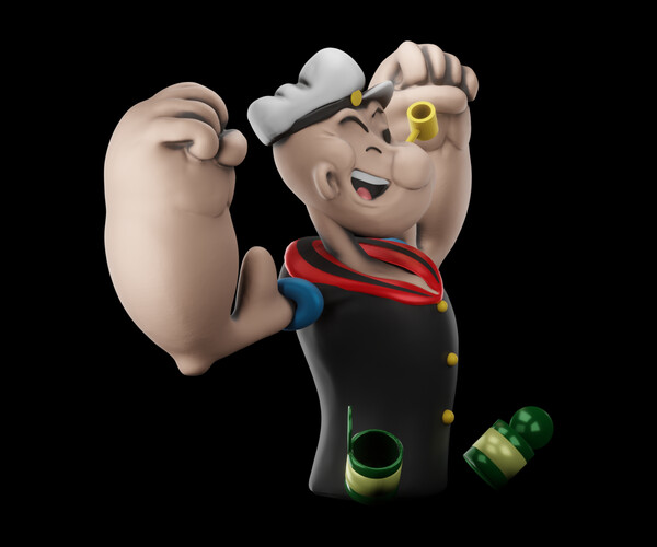 ArtStation - Popeye Sculpt | Resources