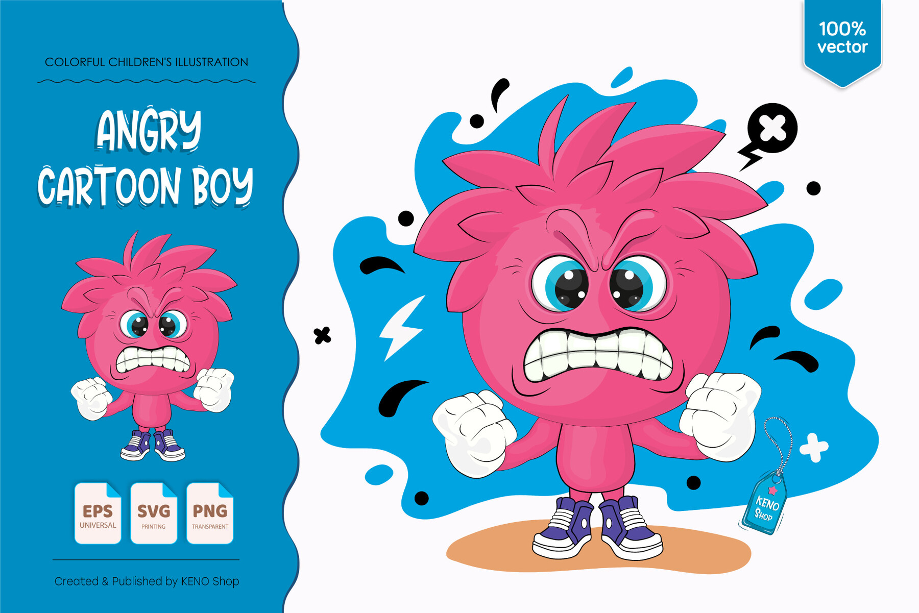 ArtStation - Angry cartoon boy | Artworks