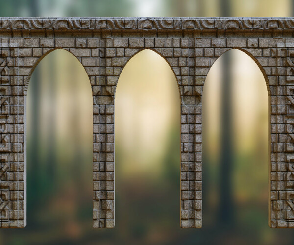 ArtStation - Free Stylized Archway Asset | Game Assets