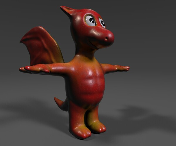 ArtStation - Baby Dragon (Game Ready Character) | Game Assets