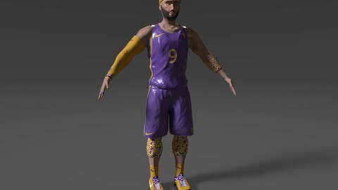 ArtStation - Basketball Player (Game Ready Character) | Game Assets