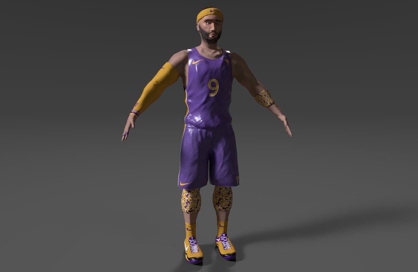 ArtStation - Basketball Player (Game Ready Character) | Game Assets