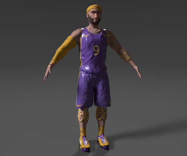 ArtStation - Basketball Player (Game Ready Character) | Game Assets