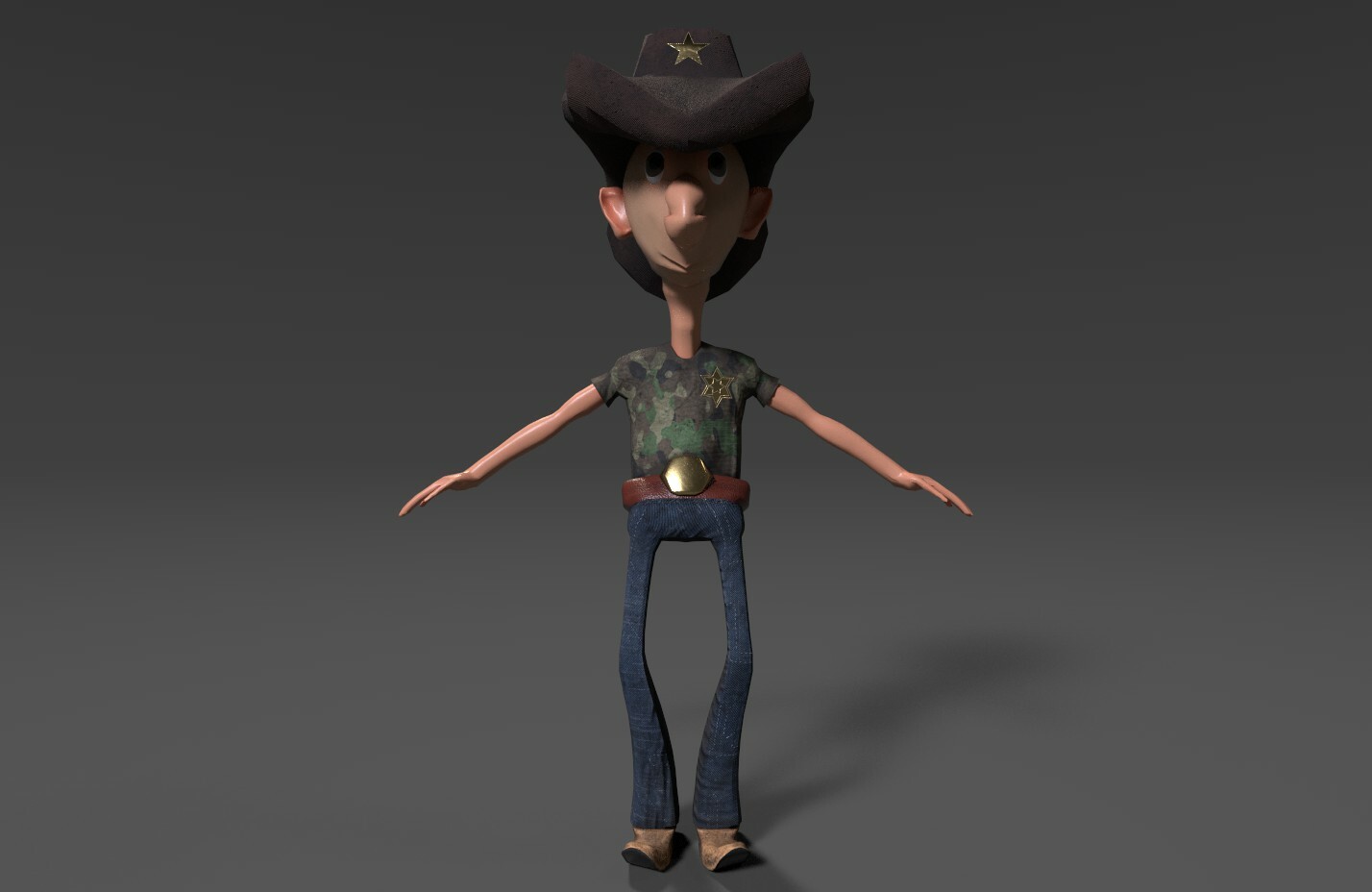 ArtStation - Cowboy (Game Ready Character) | Game Assets