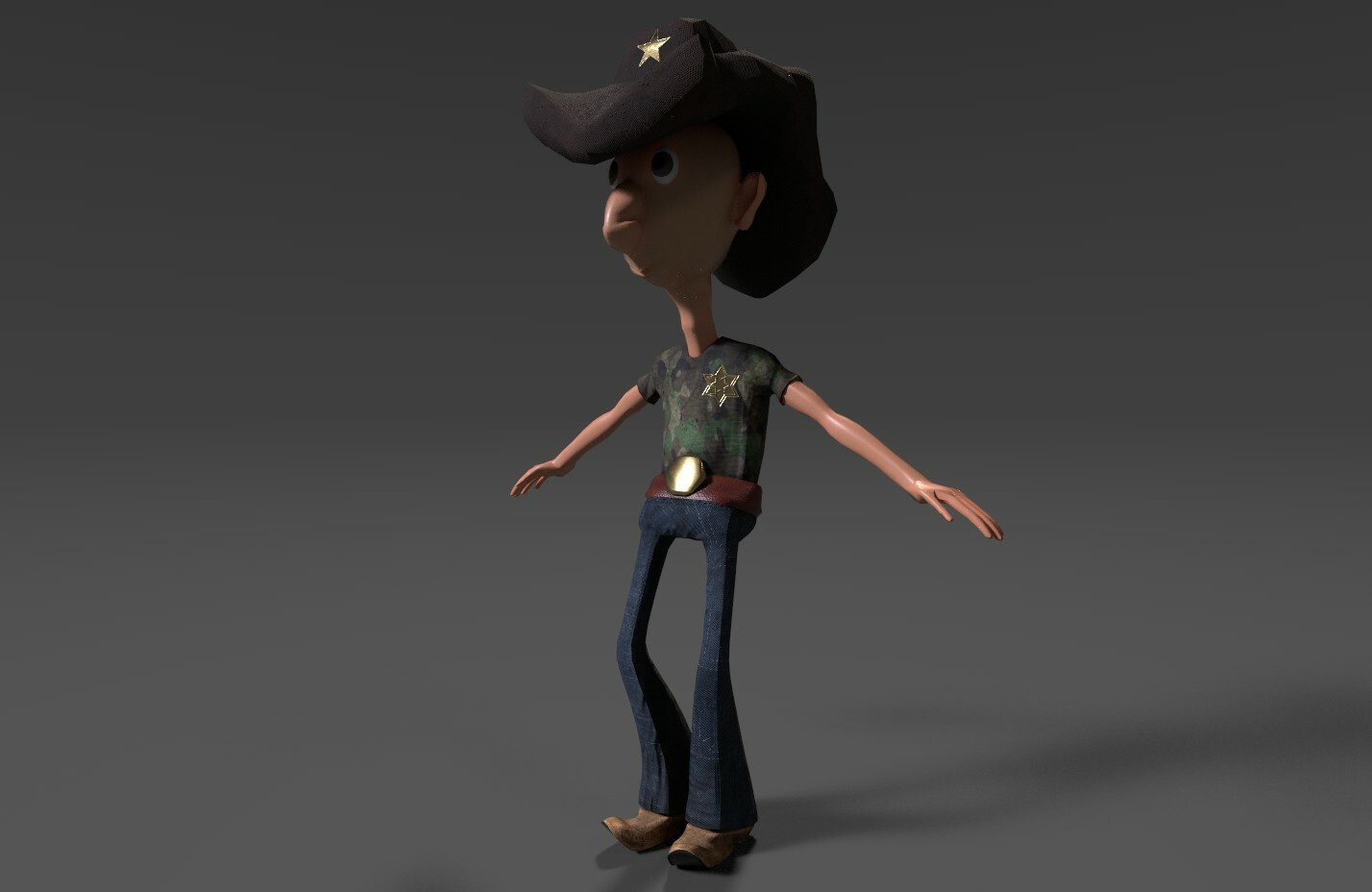 ArtStation - Cowboy (Game Ready Character) | Game Assets