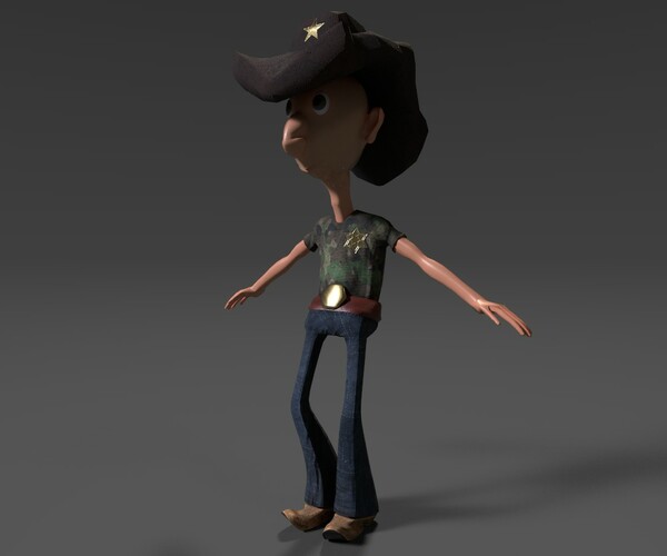 ArtStation - Cowboy (Game Ready Character) | Game Assets