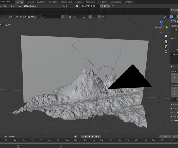 ArtStation - Mountain 3D Art | Resources