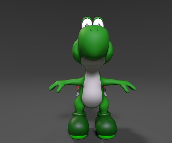ArtStation - Yoshi (Game Ready Character) | Game Assets