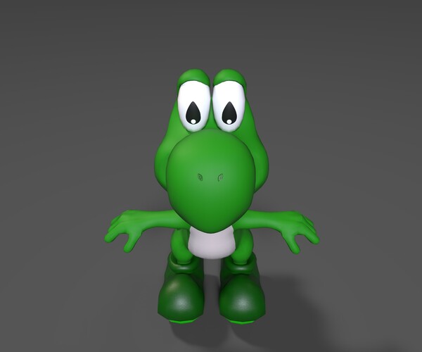ArtStation - Yoshi (Game Ready Character) | Game Assets