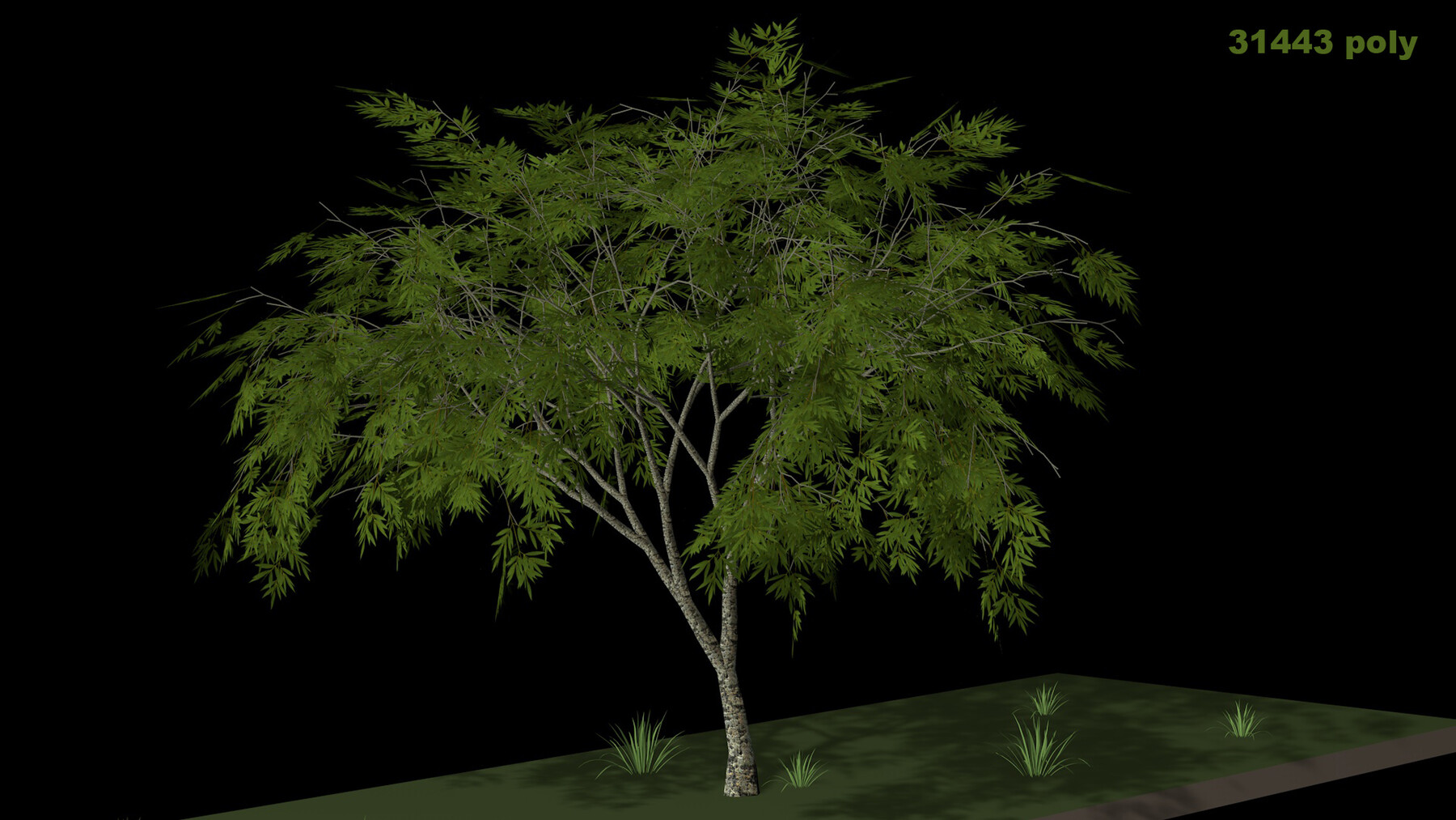ArtStation - Five low poly trees | Resources