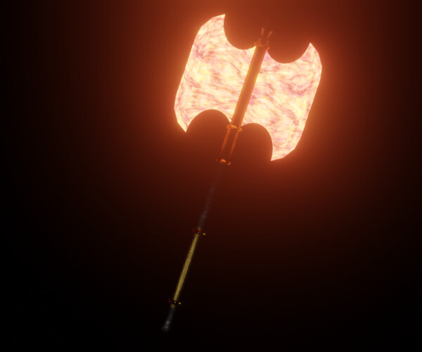 ArtStation - Lava Axe 3D model | Resources