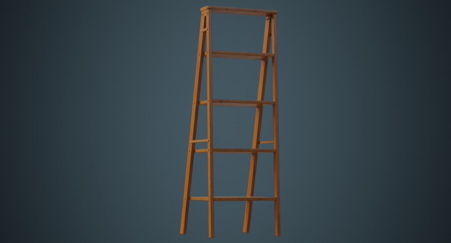 ArtStation - Step Ladder 1A | Game Assets