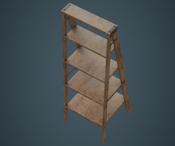 ArtStation - Step Ladder 1B | Game Assets
