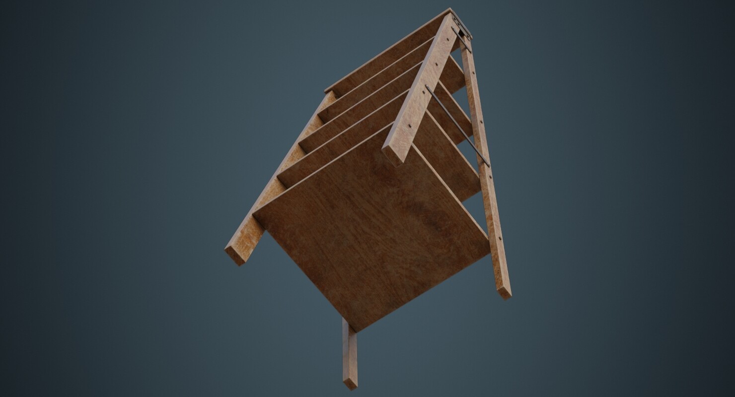 ArtStation - Step Ladder 1B | Game Assets